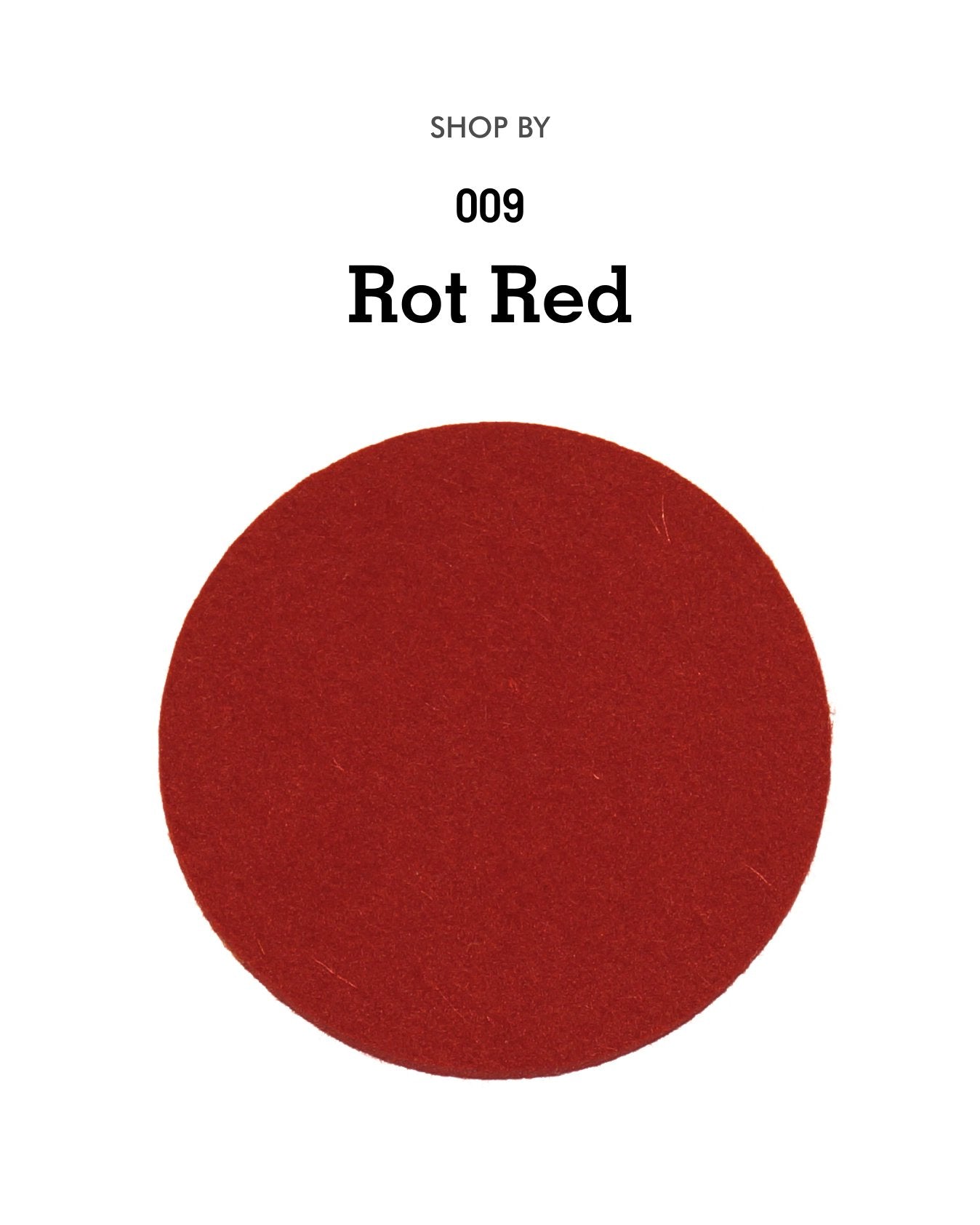 009 Rot Red – parkhaus felt