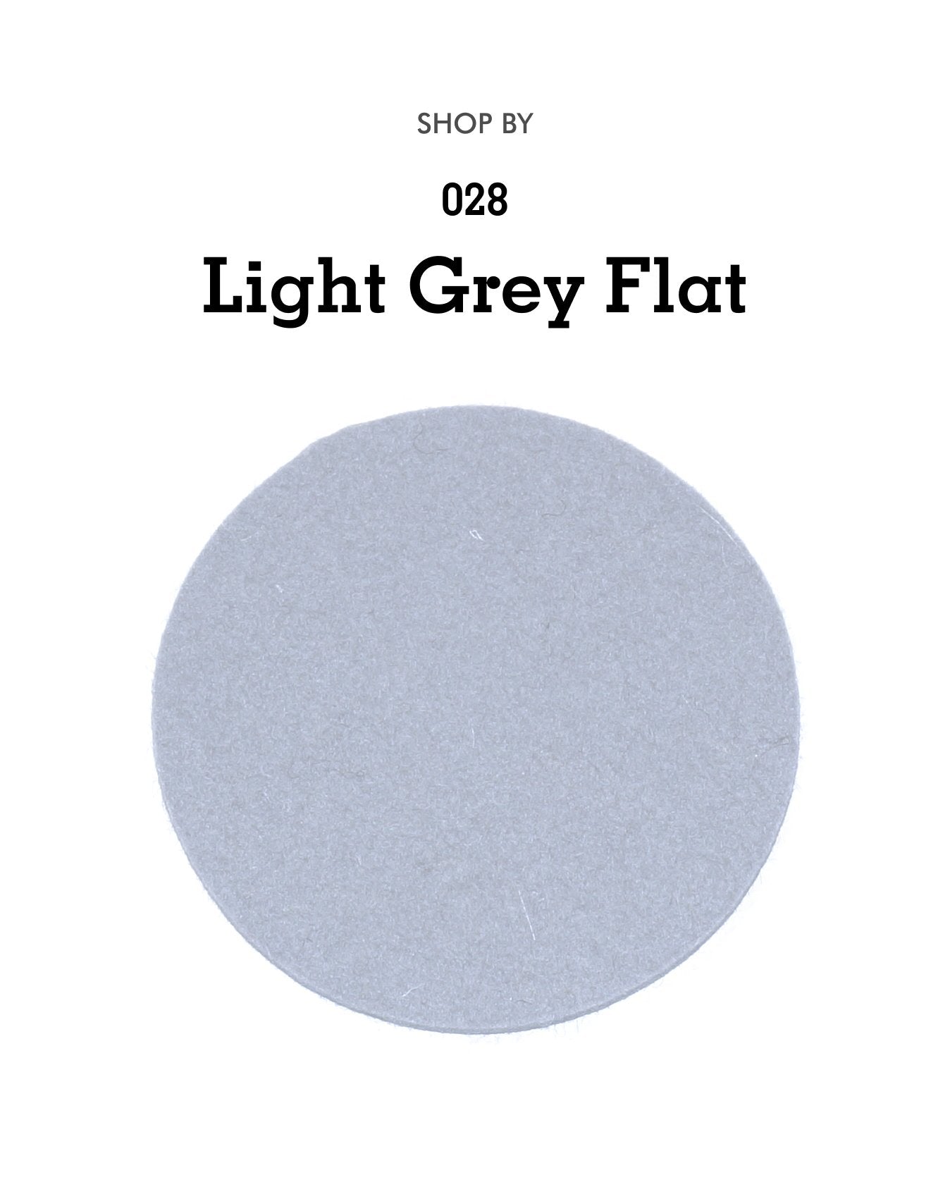 028 Light Grey Flat – parkhaus felt